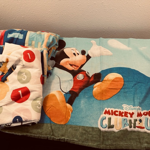Disney | Bedding | Vintage Disney Mickey Mouse Clubhouse 3 Piece Twin ...